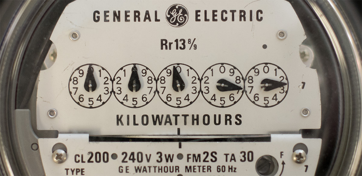 Dial Electric Meter